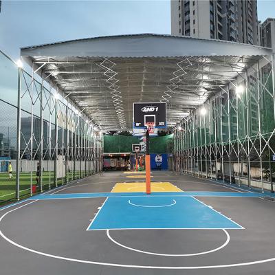 China Telescopic Canopy for Large Mobile Push Rapong Site Activities Custom Made Printing for sale