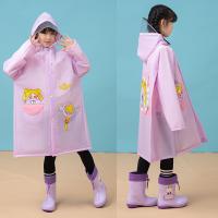 China Rainy Day Must-Have Children's EVA Raincoat with Cartoon Design and Full Body Coverage for sale