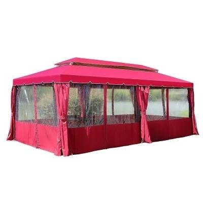 China Pongee Panel Roman Outdoor Awning Catering Stall Yurt Advertising Large Stalls Courtyard Umbrella Tent for sale