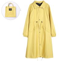 China Adult Female RAINWEAR Hiking Raincoat Japanese and Korean Style with Increased Length for sale