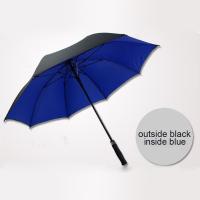 China Personalized Customized Golf Umbrella Windproof Auto Open Extra Long Paraguas 190T Ponegee Fabric for sale