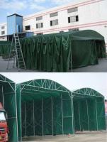 China Life Span about 10 Years Outdoor Event Large Warehouse Telescopic Mobile Wheel Awning for sale