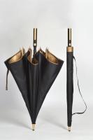 China X103 190T PG UV Protect Golden Coating Windproof Golf Car Umbrella for Advertising for sale