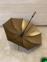China X103 190T PG UV Protect Golden Coating Windproof Golf Car Umbrella for Advertising for sale