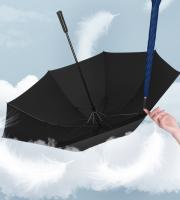 China Business Gift Straight Umbrella with Custom Prints and Lightweight Carbon Fiber Material for sale