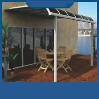 China Outdoor Roof Patio Sun Protection Canopy with Customized Logo and Silent PC Panel for sale