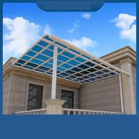 China Outdoor Roof Patio Sun Protection Canopy with Customized Logo and Silent PC Panel for sale