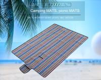 China Outdoor Camping Style Waterproof Polyester Foldable Picnic Blanket for Custom Design for sale