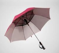 China Manual Open Custom Logo Printing Air Condition Fan Umbrella with Customized Logo for sale