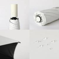 China Men and Women's Compact Triple Folding Fiberglass Frame Sun UV Umbrella for Traveling for sale