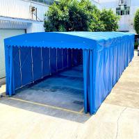 China Retractable Outdoor Folding Tent for Big Clear Span Storage and Customized Printing for sale