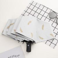 China Metal Shaft Sunny Rain Creative Sun Umbrella with Printed Logo and Manual Control for sale