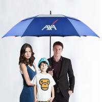 China 30 Inch Large Windproof Custom Golf Umbrella with Branded Logo Prints and Double Layers for sale