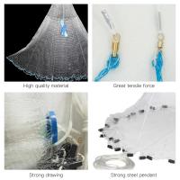 China 6FT Double Knot Nylon Mono filament Fish Farming Casting Net for Recreational Fishing for sale