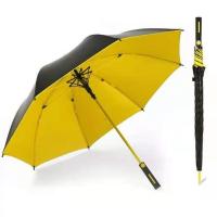 China CLASSIC Design Style Straight Golf Umbrella with Auto Open and Black Coating Fiberglass for sale