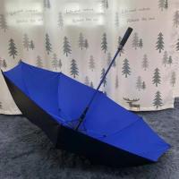 China CLASSIC Design Style Straight Golf Umbrella with Auto Open and Black Coating Fiberglass for sale