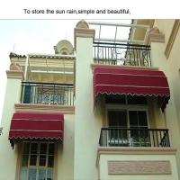 China Aluminum Alloy Frame Commercial Outdoor Windproof Canopies for Windows and Doors for sale