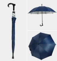 China 108cm Open Diameter Straight Umbrella cum Walking Stick with Reflective Pattern ' Choice for sale