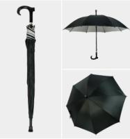 China 108cm Open Diameter Straight Umbrella cum Walking Stick with Reflective Pattern ' Choice for sale