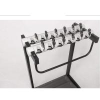 China Black Metal Golf Club Push Pull Bike Cart Buggy Trolley Holder Umbrella Stand for Drug Stores for sale