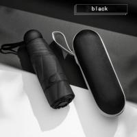 China 5 Folding Sunshade Small Pocket Sunny and Rainy Umbrella Women Dual- Sunscreen Design for sale