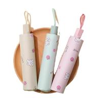 China Rubber Coated Handle Sunblock Cartoon Animal Sunshade Umbrella for and Portable for sale