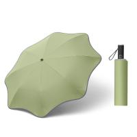 China Compact and Dual Purpose Umbrella Fully Automatic Rubber Coated Handle Sun Protection for sale