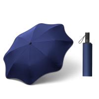 China Compact and Dual Purpose Umbrella Fully Automatic Rubber Coated Handle Sun Protection for sale