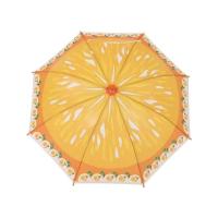 China Curved Handle Straight Fruit Printing Kid Umbrella Creative Design for Children's Gift for sale