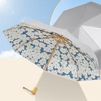 China Titanium Silver Glue Sunshade Umbrella for UV Sun Protection and Wind Resistance for sale