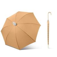 China Travel Companion Straight Umbrella with Anti Drip Plastic Sleeve Cover J Stick Handle for sale