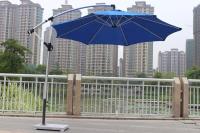 China Outdoor Sunshade Garden Furniture Roman Double Roof Garden Parasol with 36kg Weight for sale