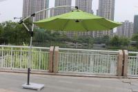 China Outdoor Sunshade Garden Furniture Roman Double Roof Garden Parasol with 36kg Weight for sale