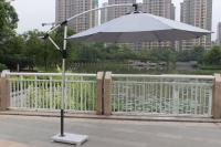 China Outdoor Sunshade Garden Furniture Roman Double Roof Garden Parasol with 36kg Weight for sale