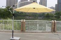 China Outdoor Sunshade Garden Furniture Roman Double Roof Garden Parasol with 36kg Weight for sale
