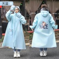 China Transparent Long Raincoat Thickening Electric Vehicle Poncho for Female Riders for sale