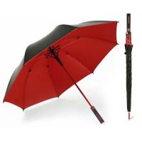 China Customized Logo Windproof Golf Umbrella with 190T Nylon Fabric and 8k 27inch Size for sale
