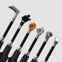 China Japanese Animal Head Black Custom Straight Bar Umbrella for Creative Personalities for sale