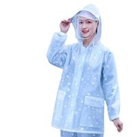 China Customized Color RAINWEAR Women's Split Raincoat and Men's Waterproof Rain Pants Suit for sale