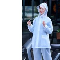 China Customized Color RAINWEAR Women's Split Raincoat and Men's Waterproof Rain Pants Suit for sale