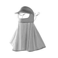 China CLASSIC Design Style Outdoor Sunhat with Face Mask Breathable Beach Ladies Visor Hat for sale