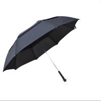 China 120cm Open Diameter Two Fold Automatic Reinforcement Rain Golf Umbrella for Promotion for sale