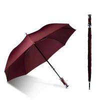 China Manual Opening 24inch 8K Golf Umbrella with Distinctive Design and Fiberglass Shaft for sale