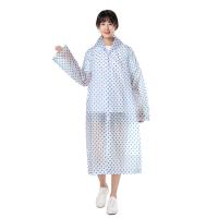 China Rainy Outdoor Activity Hiking Long Reusable Waterproof EVA Raincoat for Adults for sale