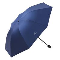 China 190T Nylon Fabric Three Fold Thick Vinyl Automatic Sunblock Umbrella for Child Safety for sale