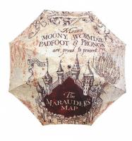 China Fabric Material Umbrella Marauders Map Sublimation Auto 3 Folding Minimalist Sunscreen for sale