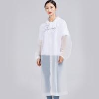 China Fishing Supplies 100%EVA Fabric Waterproof Raincoat with Custom Logo and Light Fashion for sale