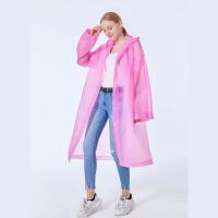 China Fishing Supplies 100%EVA Fabric Waterproof Raincoat with Custom Logo and Light Fashion for sale