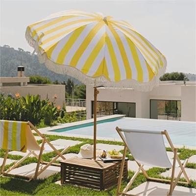 China Large Pop Up Anti-UV Portable Sunshade Beach Tent with Customized Logo Fiberglass Frame for sale