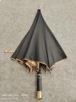 China Straight Pattern Golf Size Rain Umbrella with EVA Soft Handle and Silver Coating for sale